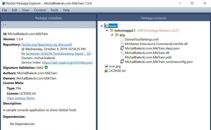 Net Core Global Tools Your Custom App From Nuget Package Michał