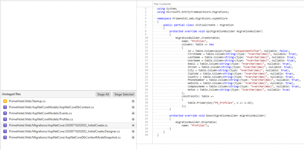 Adding an Entity Framework Core 5 to an existing database - Michał Białecki Blog